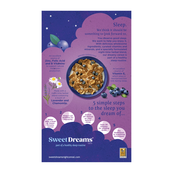 Sweet Dreams, des céréales pour mieux s’endormir - Culture Nutrition